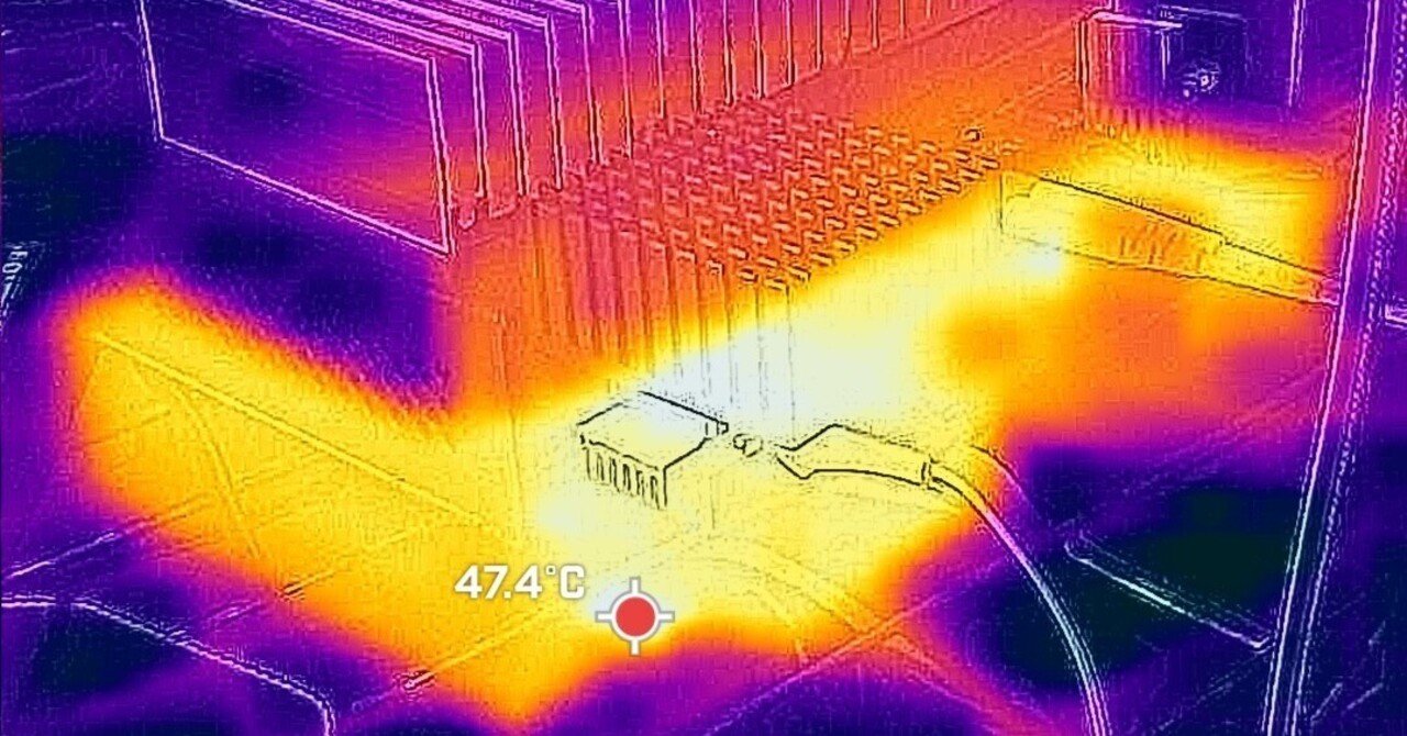 10GbE SPF+ トランシーバーの速度ごとの温度｜なすたろう