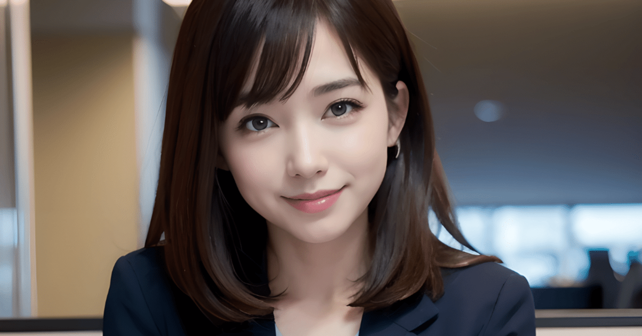 こんなに美人OLが集まったら男性の皆さんは仕事できますか？｜脇尾美玲 | AI美女クリエイター