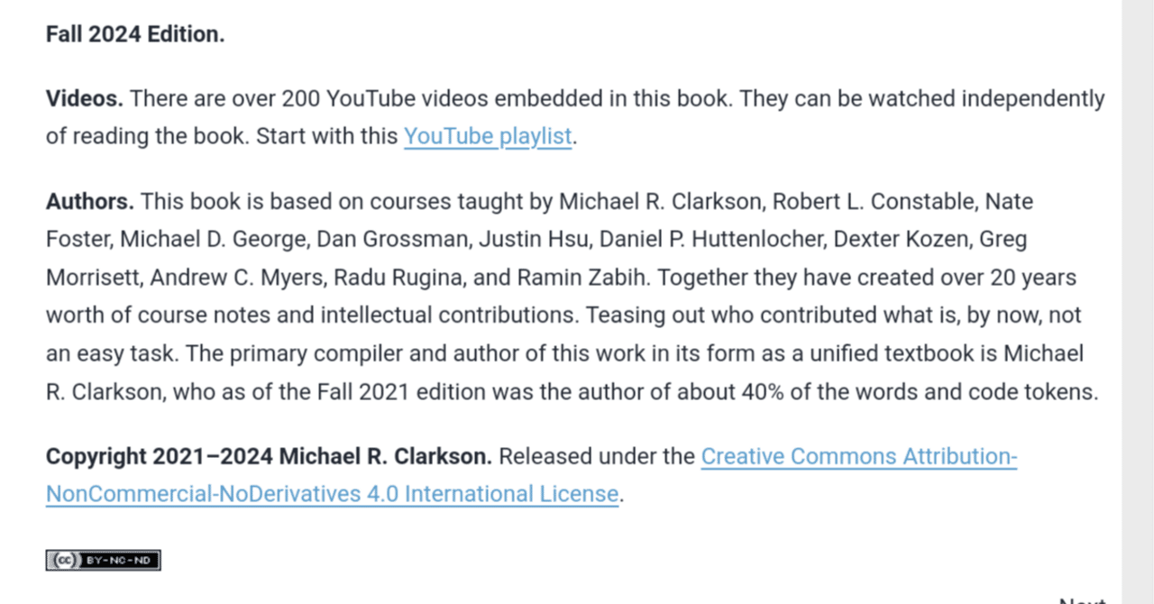 OCaml Programming: Correct + Efficient + Beautiful Copyright 2021–2024 Michael R. Clarkson. ｜きくよむ文学