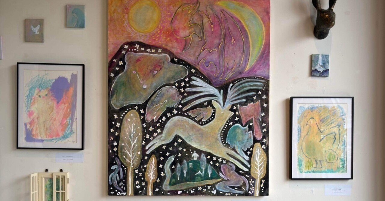 いのちいろどりりるりらり展スタート｜Anzu Yamabe