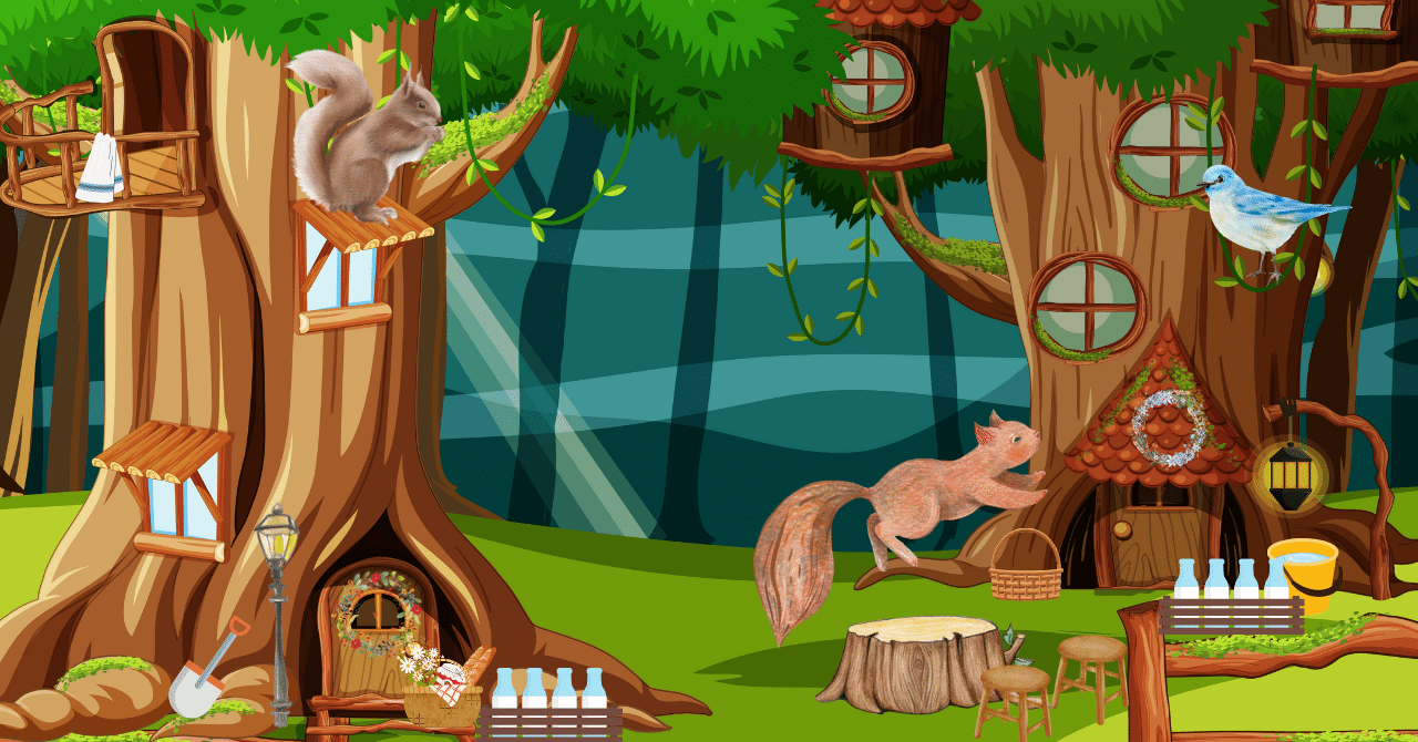 リリの小さな冒険🐿️｜ふぉれすとどわあふ｜rira