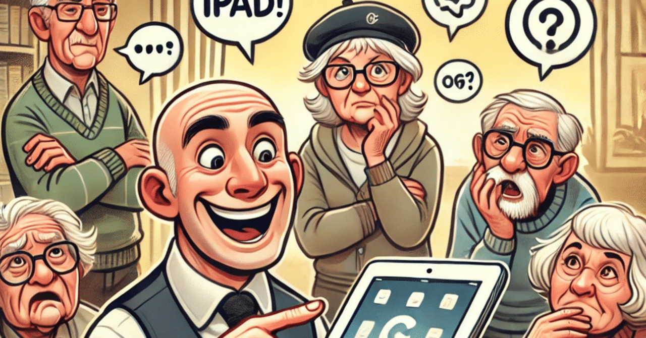 私のAI君、高齢者にiPadを勧めるフレーズ｜harimako