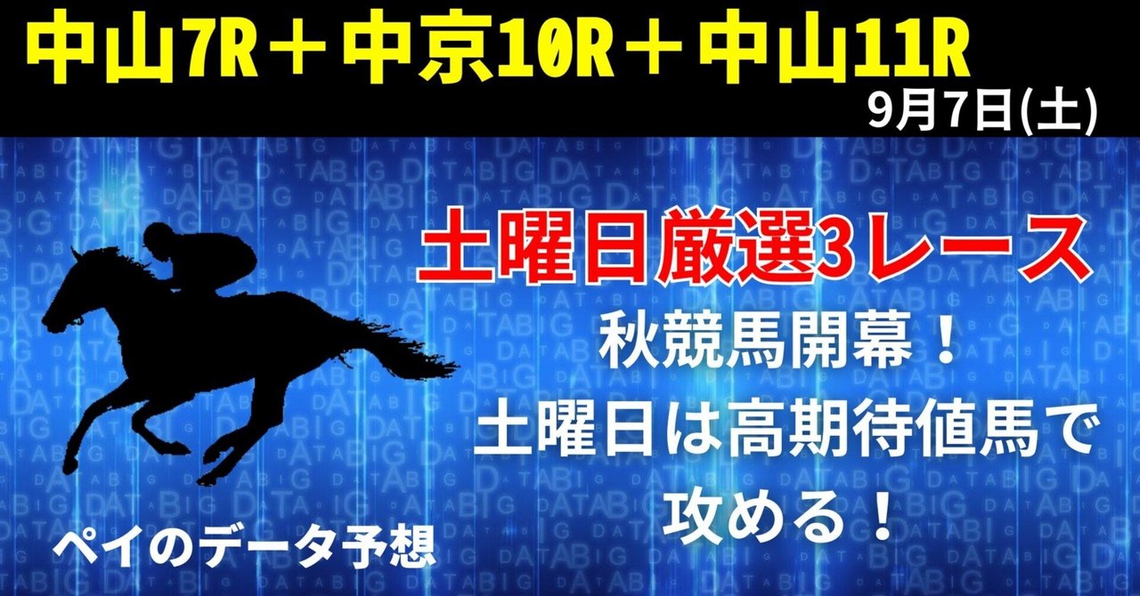 【中山7R＋中京10R＋中山11R】土曜日厳選3レース🔥｜ペイ@うまプロ