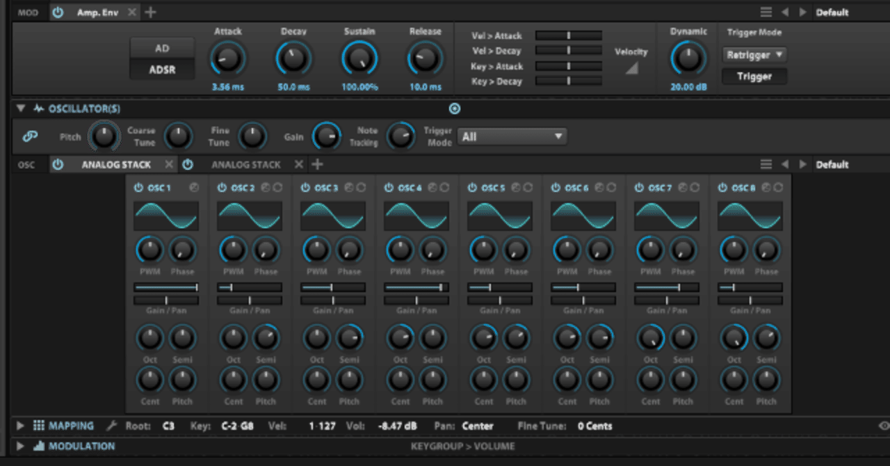 UVI Falcon用プリセット（パイプオルガン風）｜Hideki Tanaka【DTM/音楽/猫】