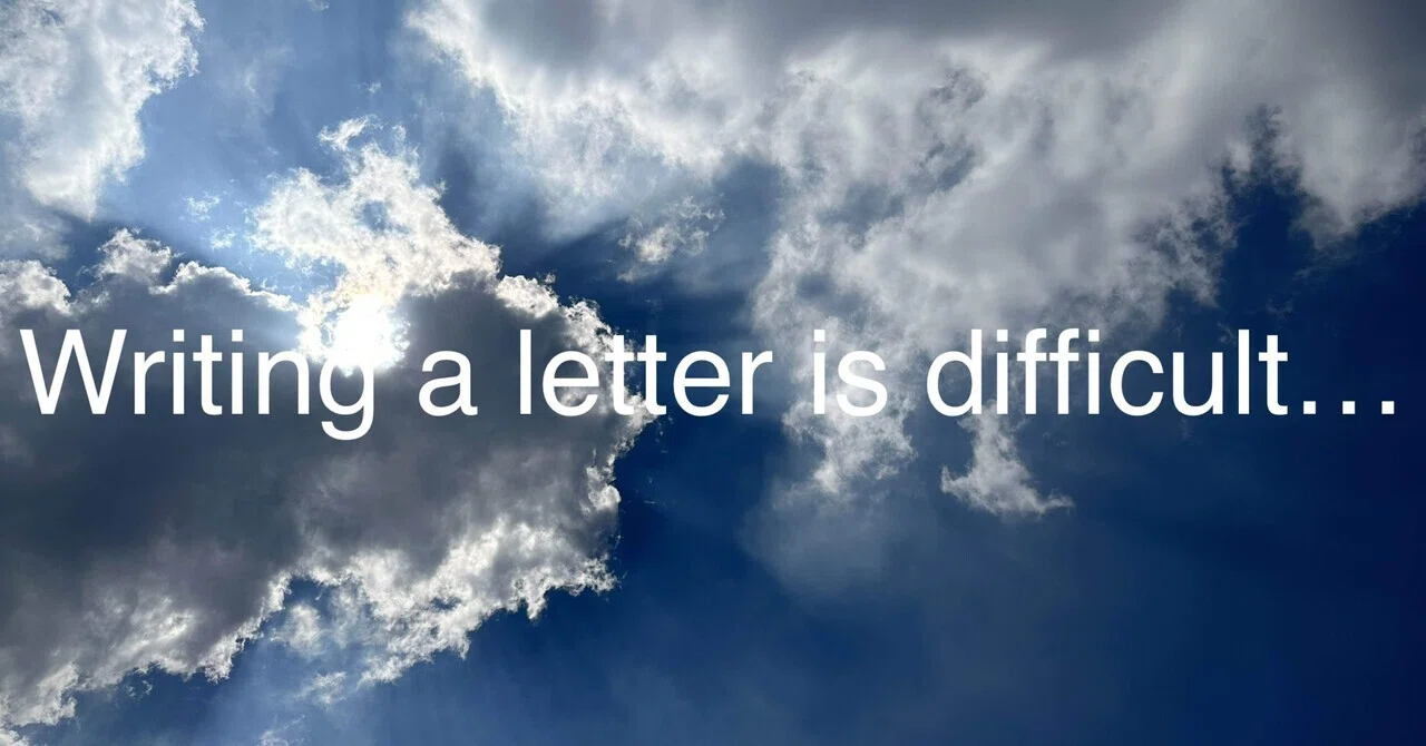 Writing a letter is difficult…｜minowa's English diary wwwww