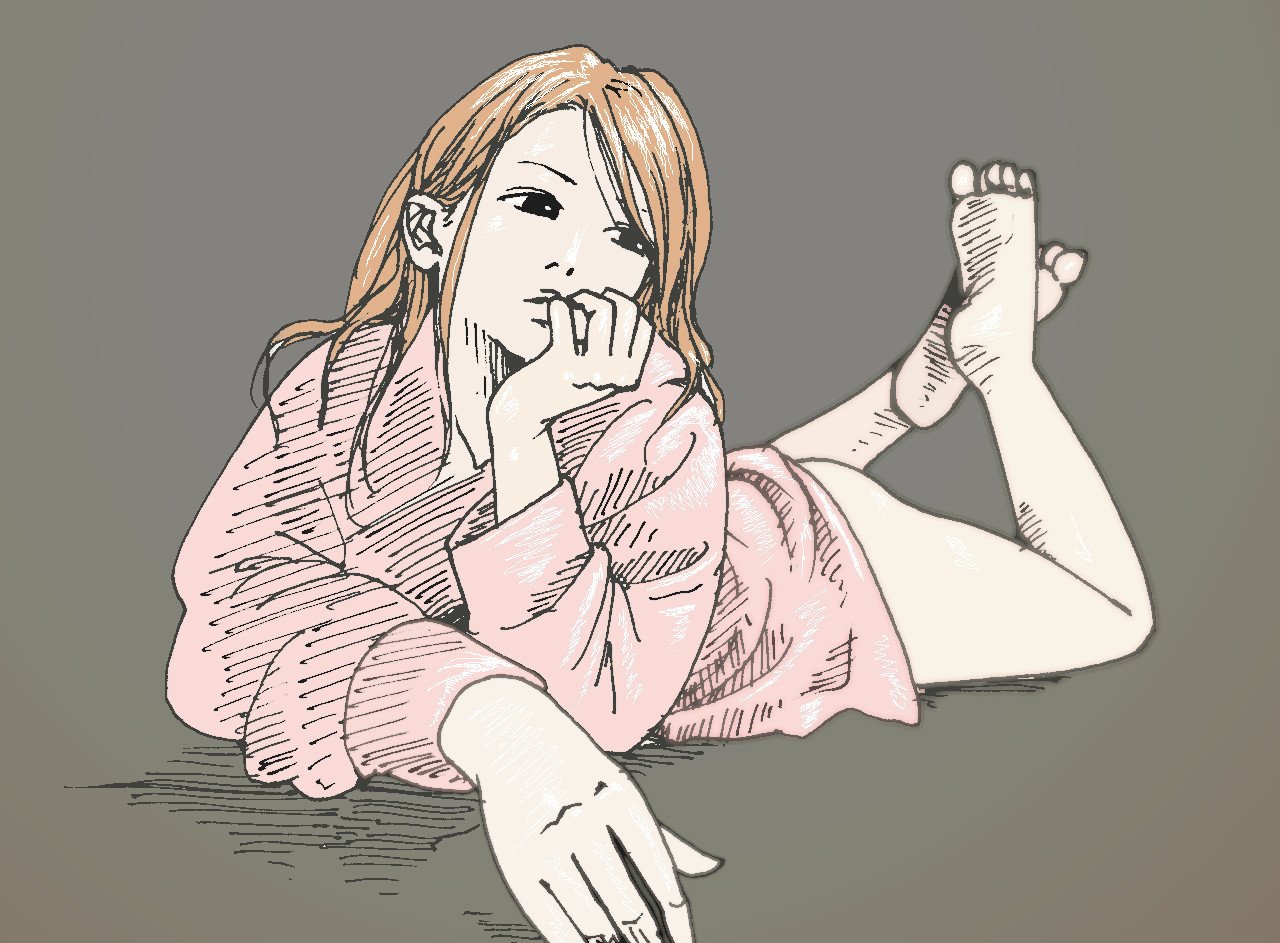 奥行きのある構図｜きむらしんいち