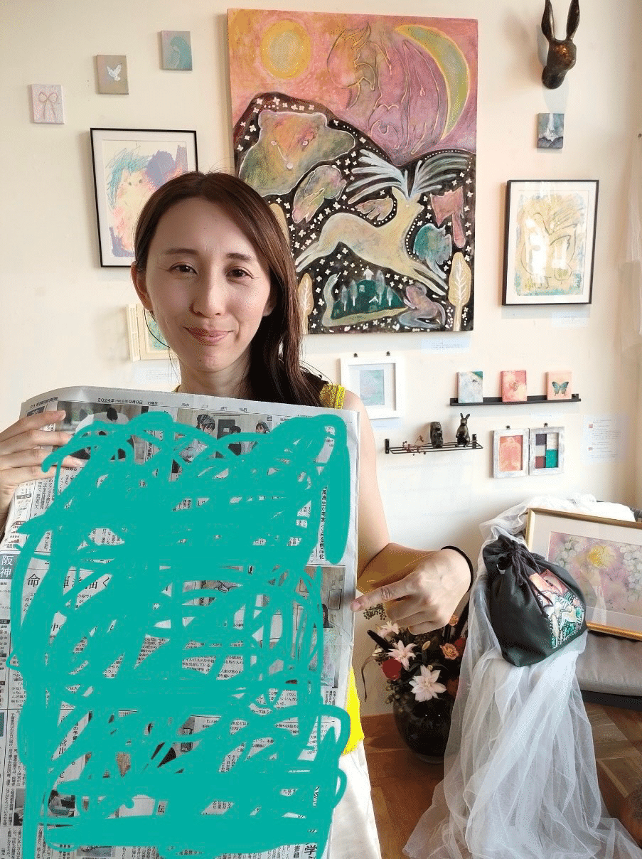 神戸新聞さんで紹介していただきました｜Anzu Yamabe