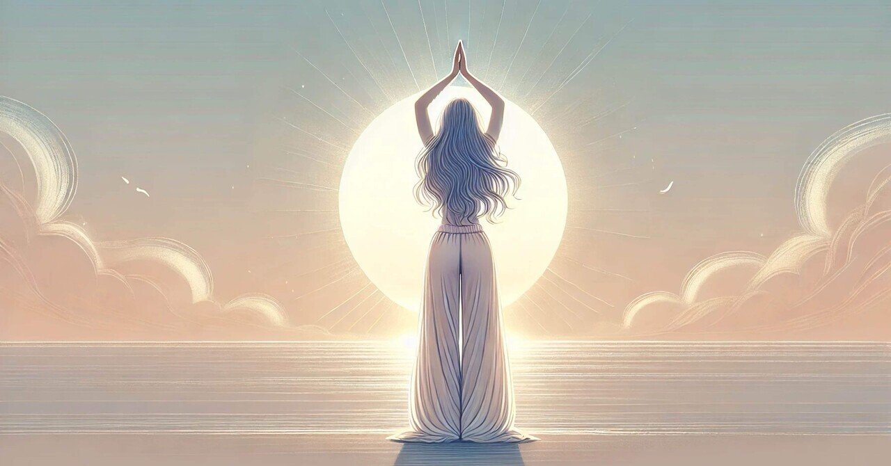 頭と体が忙しい時こそ、ヨガの力を借りて感謝と愛を取り戻す（ヨガ哲学と実践）｜marika grace / AI ART / YOGA ...