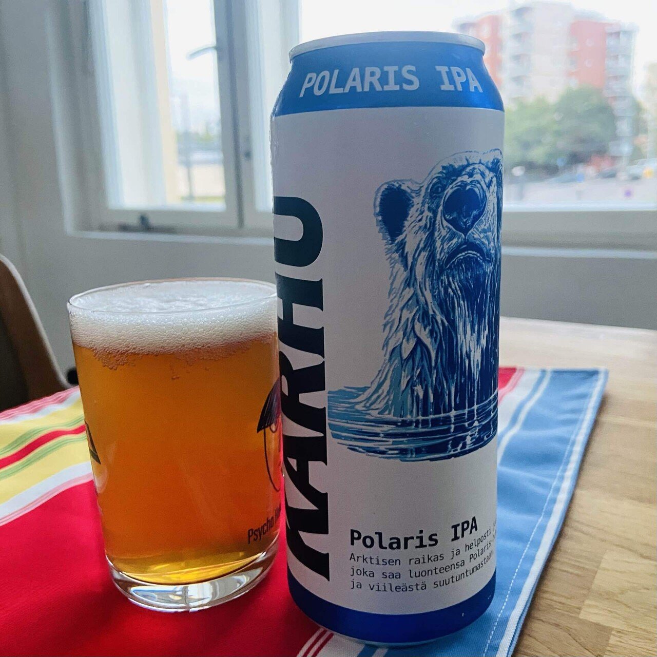 フィンランドの大手ビールメーカーKARHU(カルフ)の新商品、Poraris IPA🍺 ホップの苦味と香り、IPAの特徴もしっかりあるけど ...