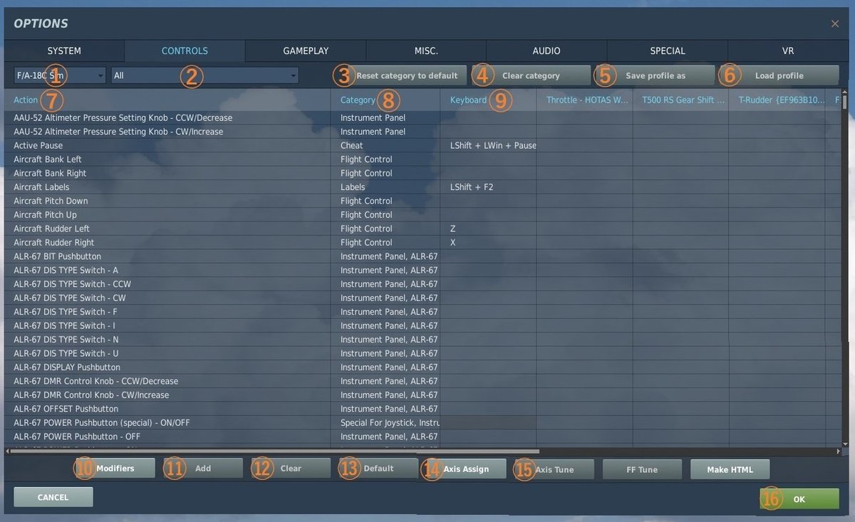 DCS:World 操作設定｜Cypher1778