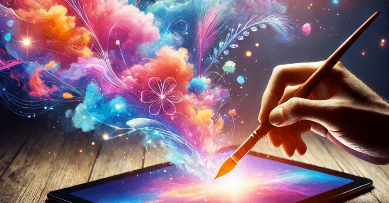 iPad、生成AI君がイメージした｜harimako