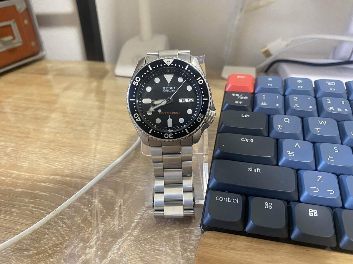 【会社用時計更新 1/4】SEIKO セカンドダイバー｜朝日山サイクル