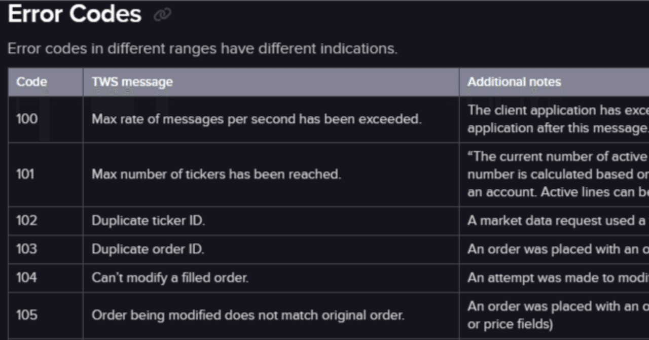 IB証券TWSのAPIドミトリーFAQ：よくあるエラーと修正方法｜さーよん