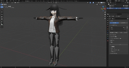 Unityで動かすためのHumanoidアニメーションをBlenderで自作する（初歩編）｜ガルペノ