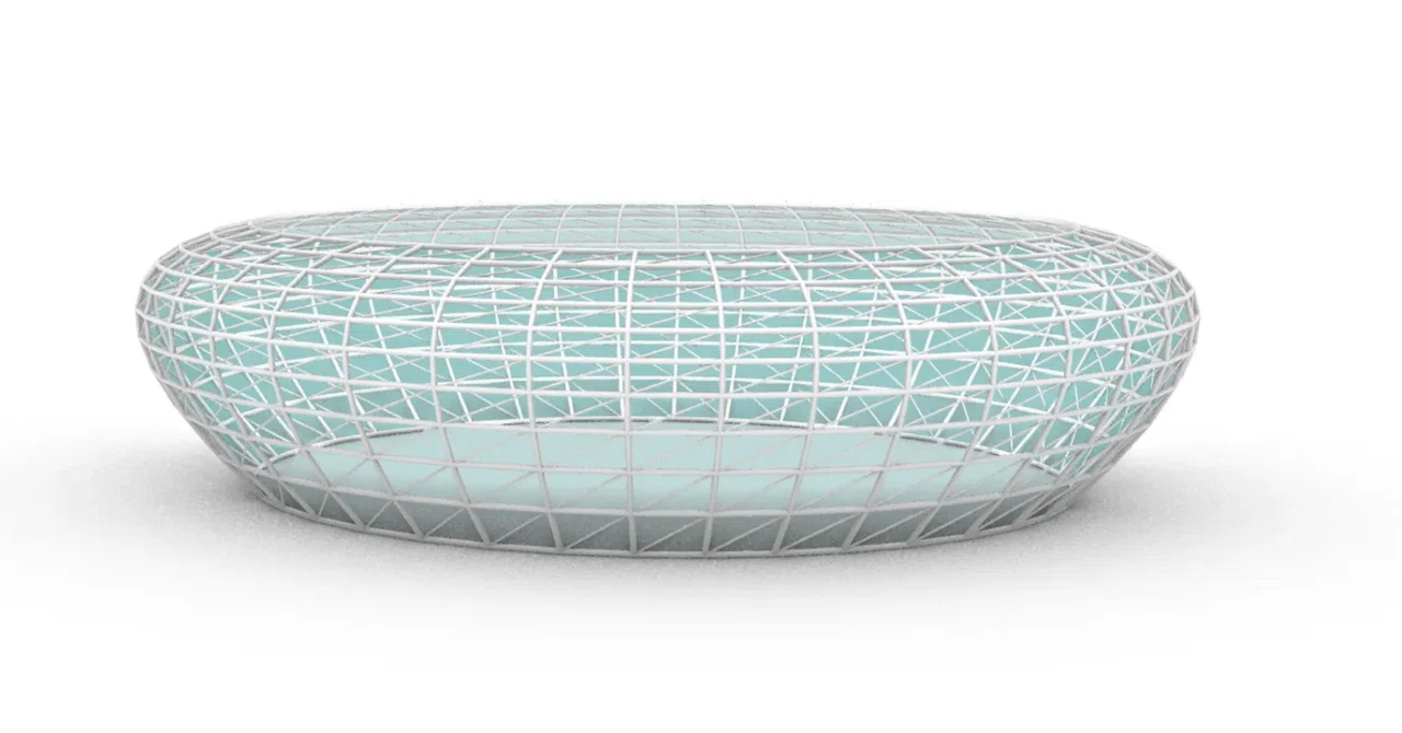Modeling a Parametric and Regular Frame Structure Dome with Grasshopper ...