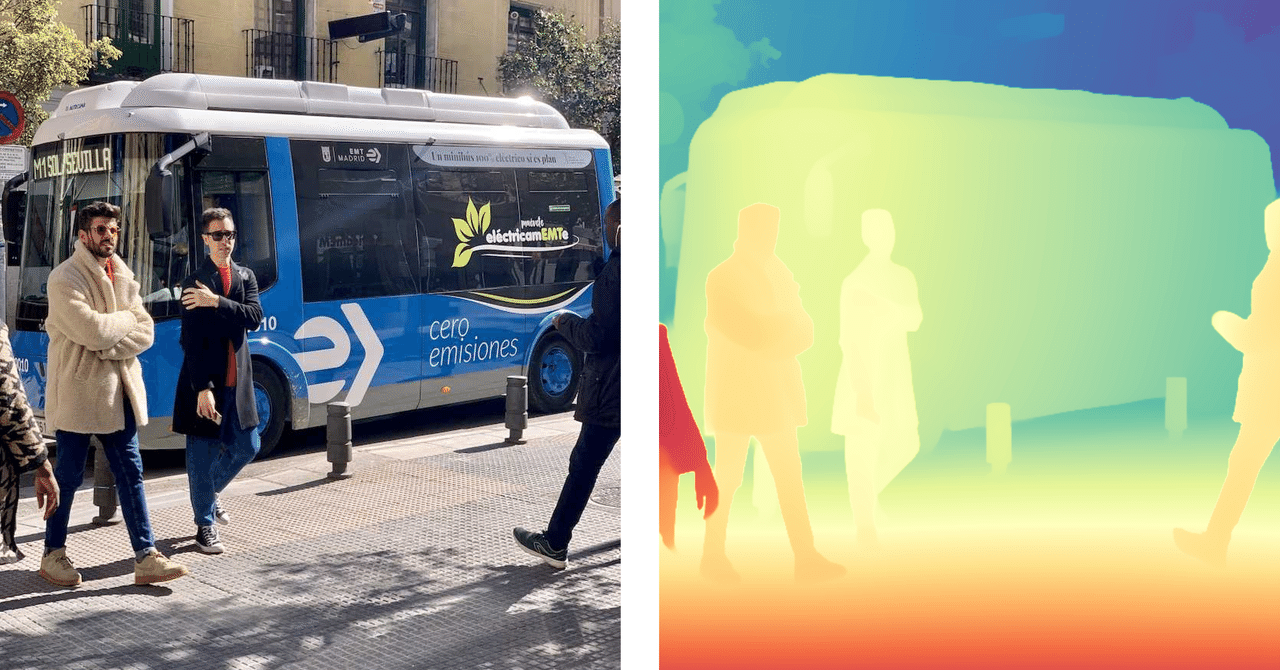 Depth Anything V1とV2の結果を見比べる｜thomas