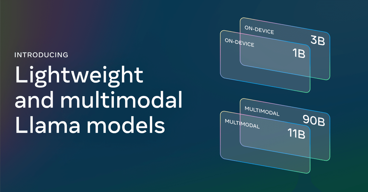 Llama 3.2 の概要｜npaka