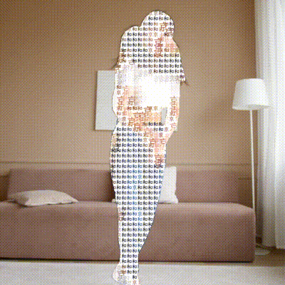 SAM2を使用してアスキーアート化して遊ぶ@ComfyUI｜shiba*2