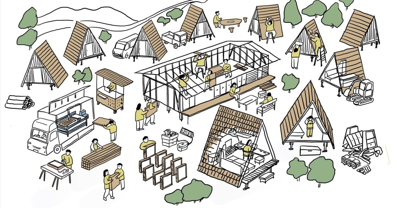 みんなでつくる「Co-Building」住宅キットNESTINGで自立再建を目指す”つくり手”というあたらしい支援のかたち｜沼田汐里｜VUILD