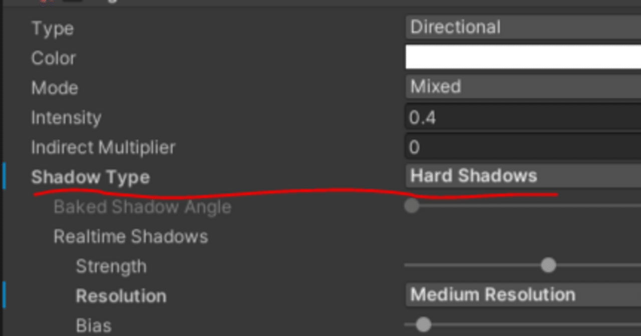 【Unity】Directional LightのShadow Typeをスクリプトから変更したい。｜スタジオヒライワン(個人ゲーム制作)