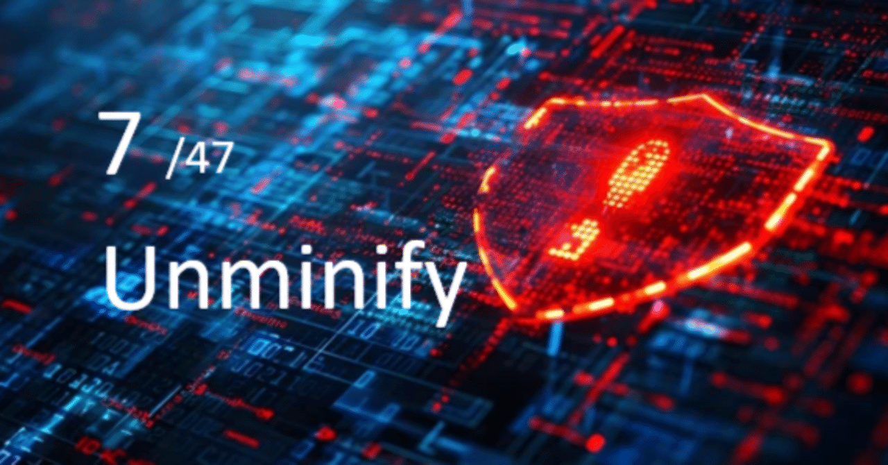 PicoCTF 2024 Unminify｜ただのサラリーマン