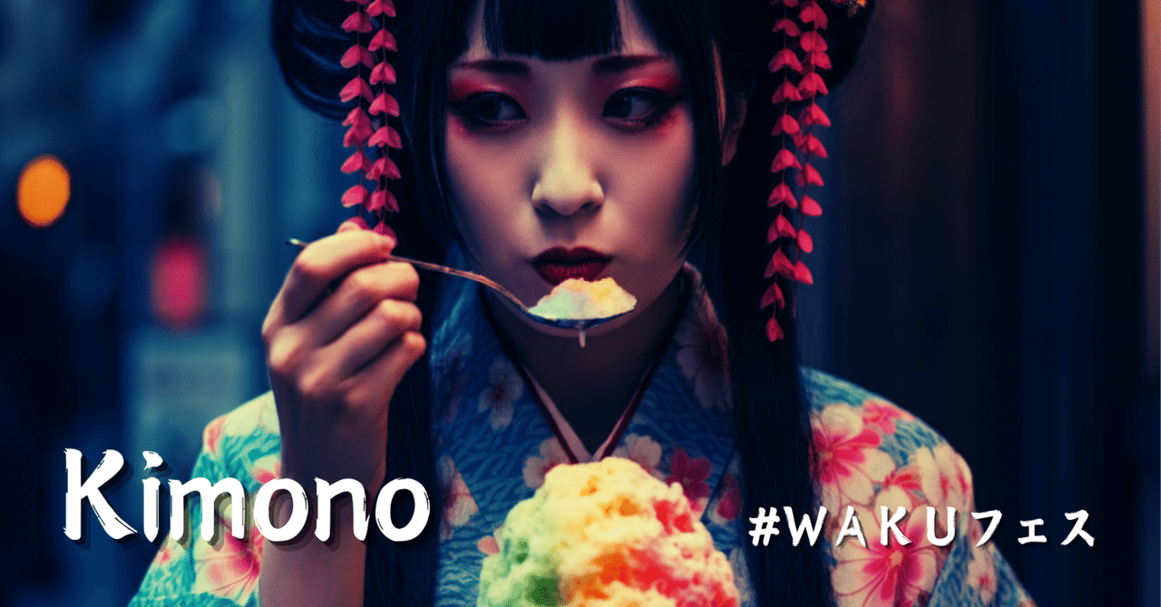 Kimono｜＃WAKUフェス｜白波 龍