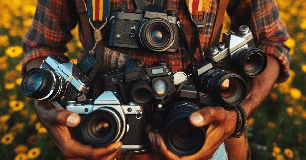 フィルターをたくさん持ち歩くカメラマンヘ📷｜ichi_graphy