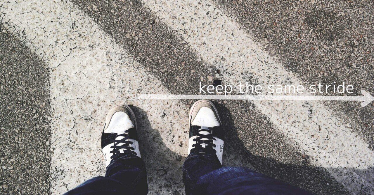 keep the same stride｜種を蒔く人