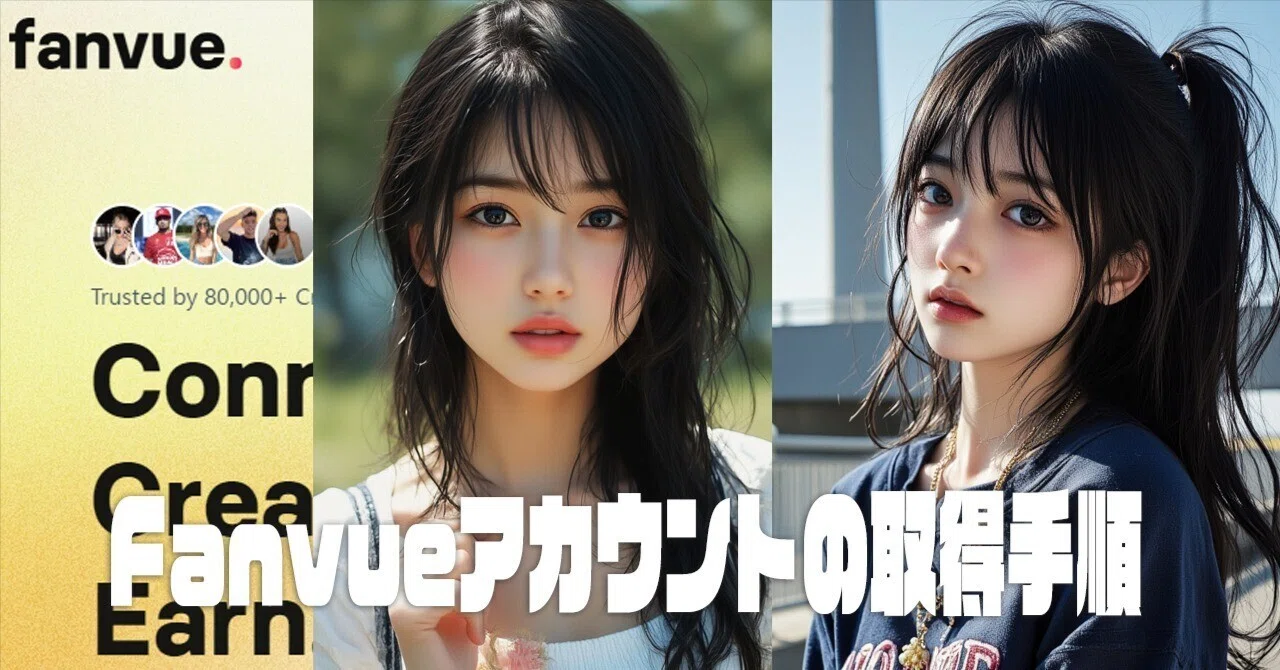 Fanvueアカウント取得手順 ー グラビア系AI画像クリエイター向け（おまけあり）｜ジェネアジ