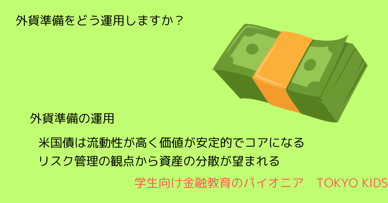 EC116/FX16[金融リテラシー/経済学]外貨準備をどう運用しますか(2024/10/8updated)｜TOKYO KIDS ...