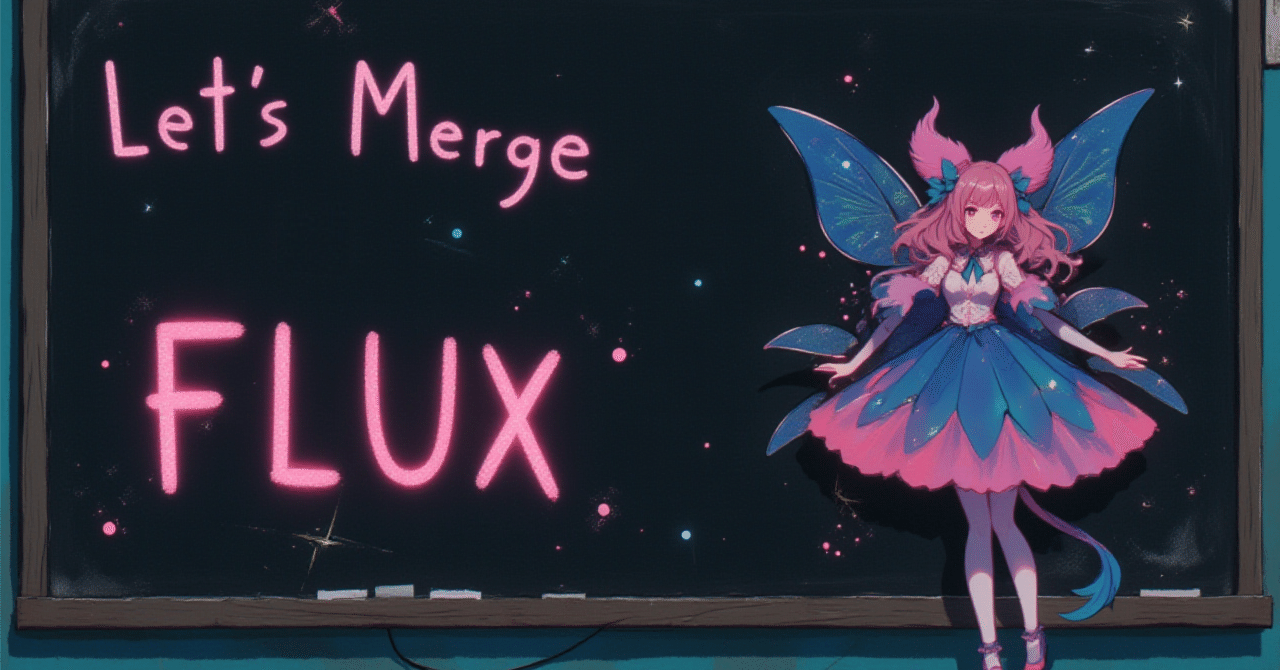 Fluxのモデルマージ｜hakomikan
