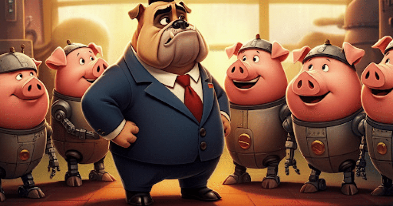 ブーブー、働くロボットぶた物語 第15話「ブル社長の改心」｜tatsu