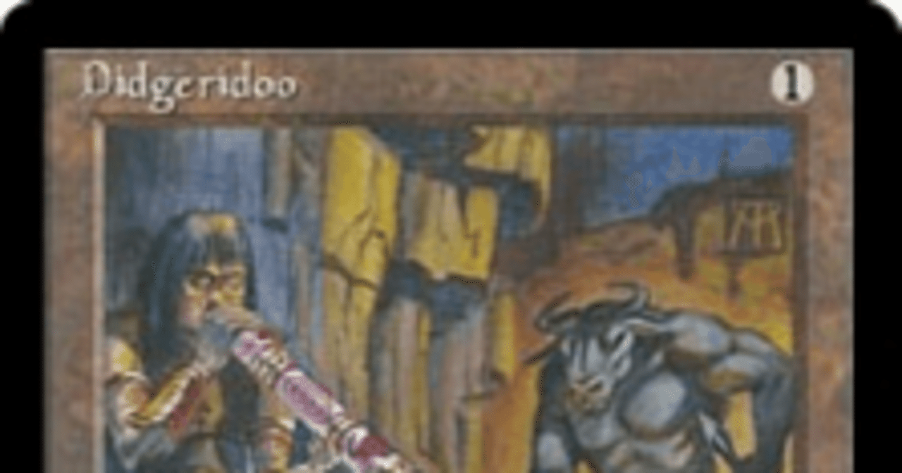 3マナでエムラクールが出せるアーティファクト！ Didgeridooを発掘！【MTGイニシエカード発掘隊】｜武えのき