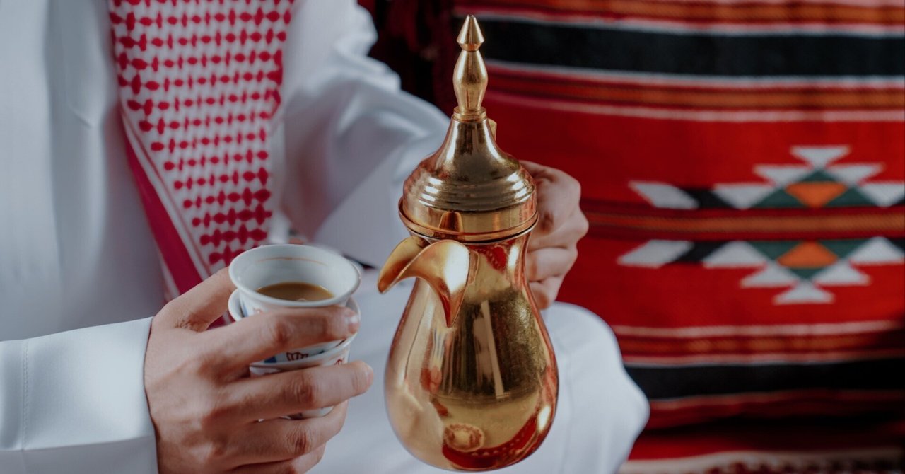 阿拉伯咖啡の招待。1990年1月、上海｜chieko_hk