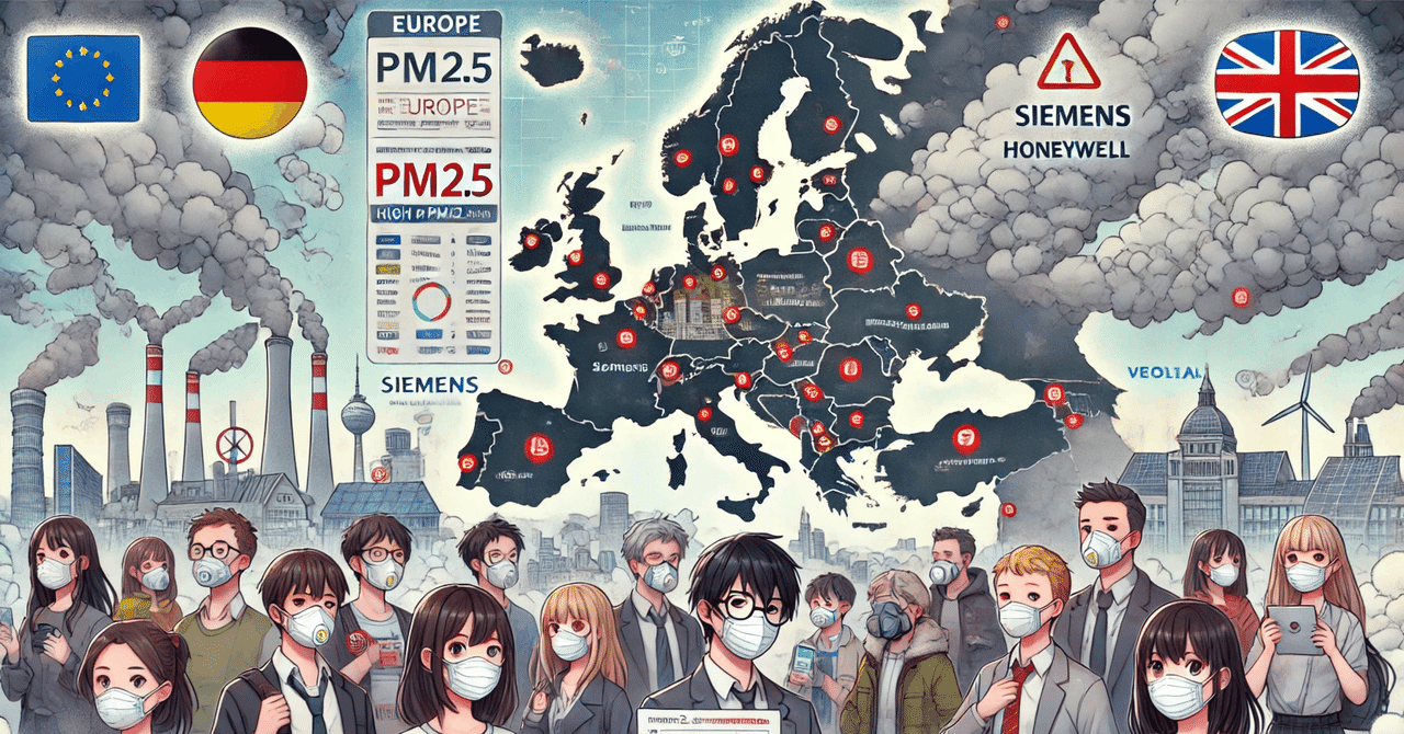 ヨーロッパ：PM2.5と関連企業｜DHT