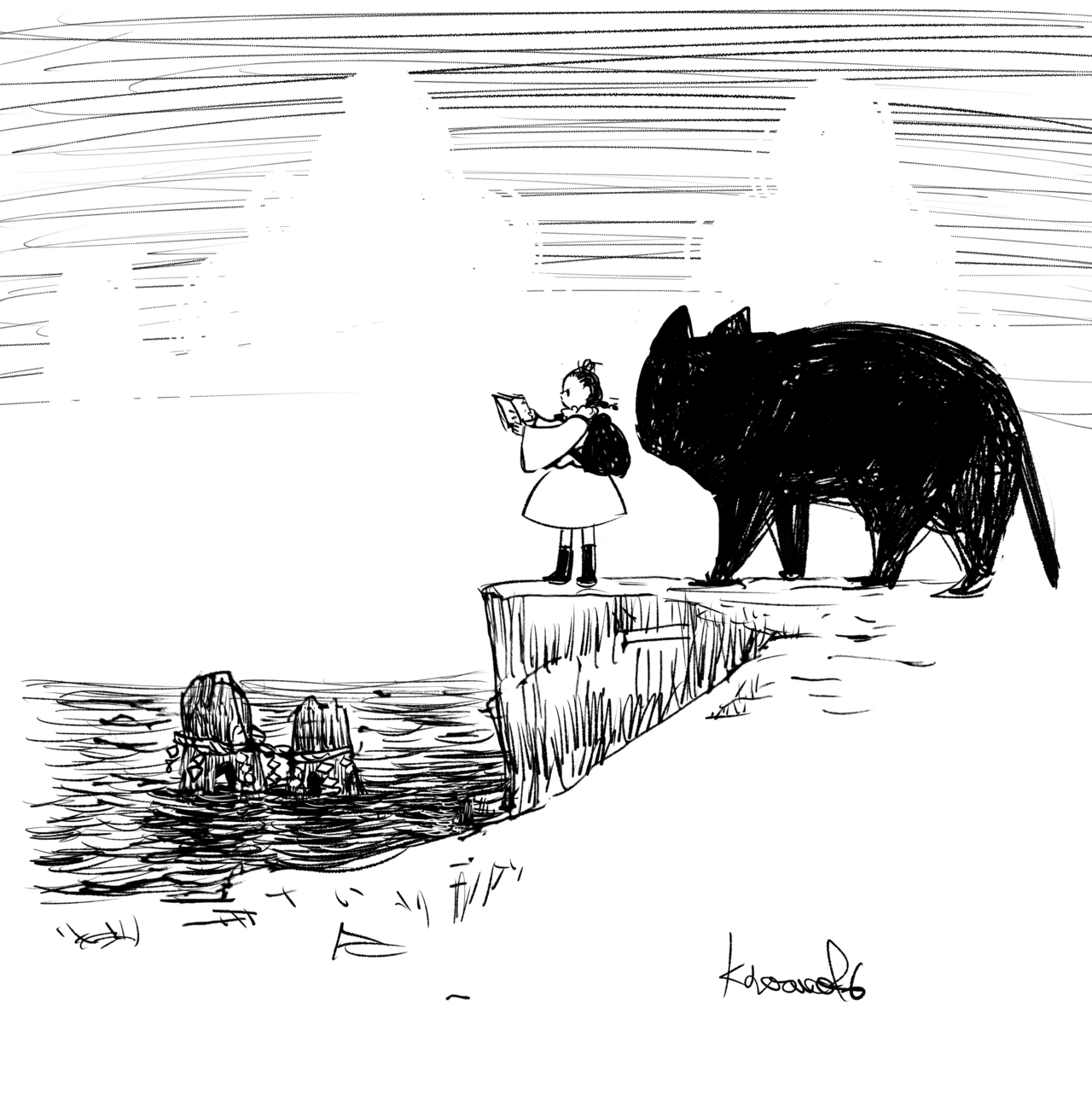 inktober2024 day15: GUIDEBOOK 投稿の遡りをするなら裏カエルコで→ https://note.com/kaeruconet_b｜kaeruco ... ((( ∧ ...