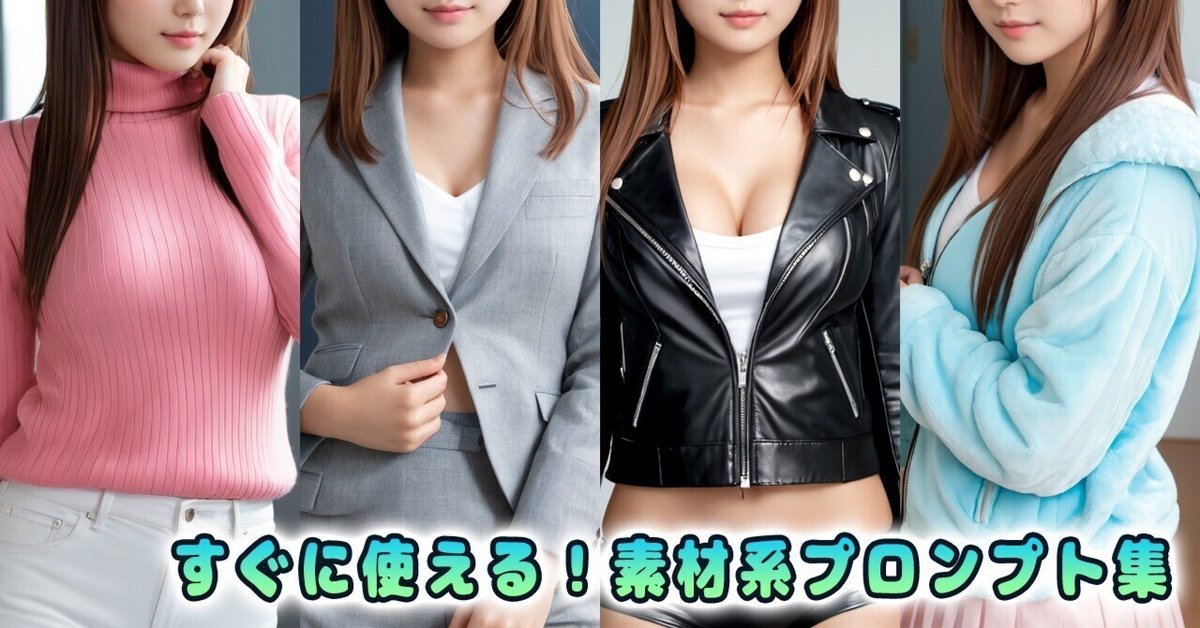 すぐに使える！素材系プロンプト集｜Kei Aono