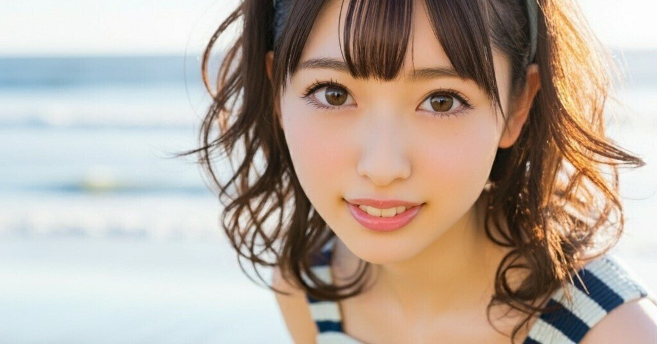 縞模様 De 浜辺 Imagefx＋プロンプト｜茜町春彦