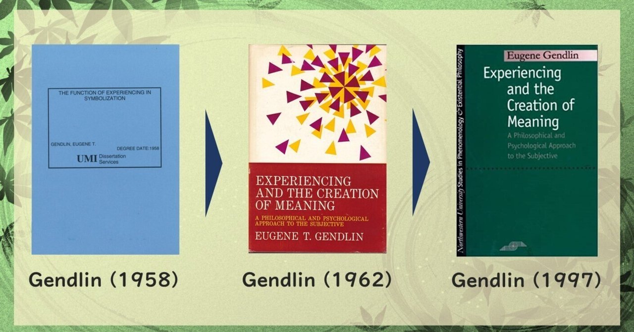 Some dissimilarities between Gendlin’s doctoral dissertation and ...