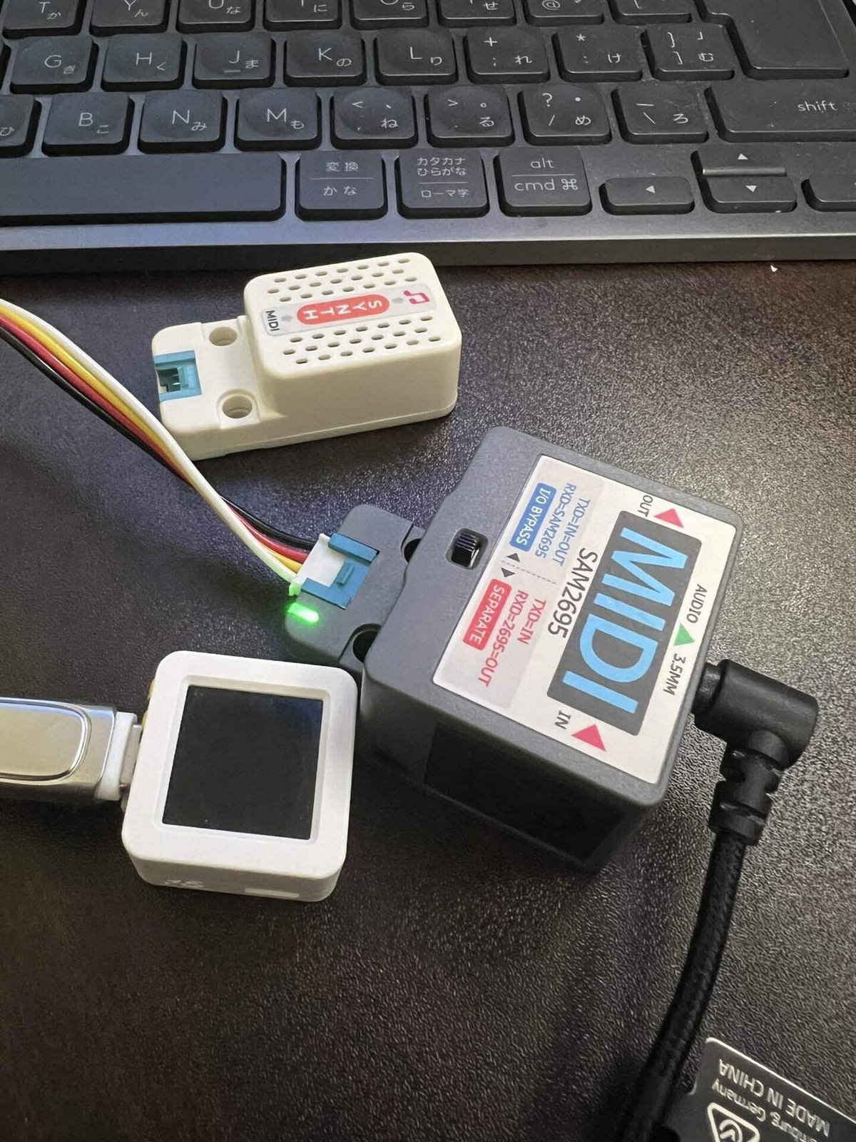 M5Stack用MIDI音源ユニット（SAM2695）を鳴らしてみた(*' ')｜moridenki