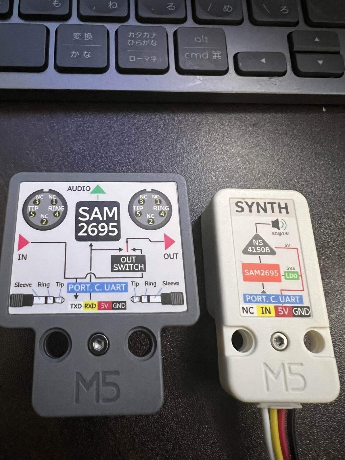 M5Stack用MIDI音源ユニット（SAM2695）を鳴らしてみた(*' ')｜moridenki