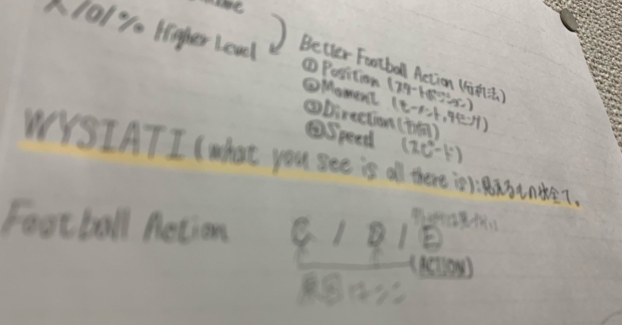 WYSIATI｜Hideyasu Sasaki