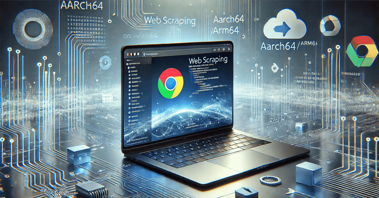 aarch64/arm64でChromeを使ってスクレイピング（chromium使用）｜guineapig