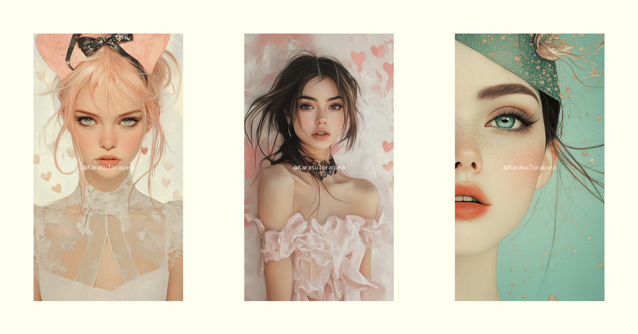 ミントグリーン&ピンク: トラガラ個展note会場（Instagram会場併設）｜Trgr / カラストラガラ | モチベーションUP | フォロバ100