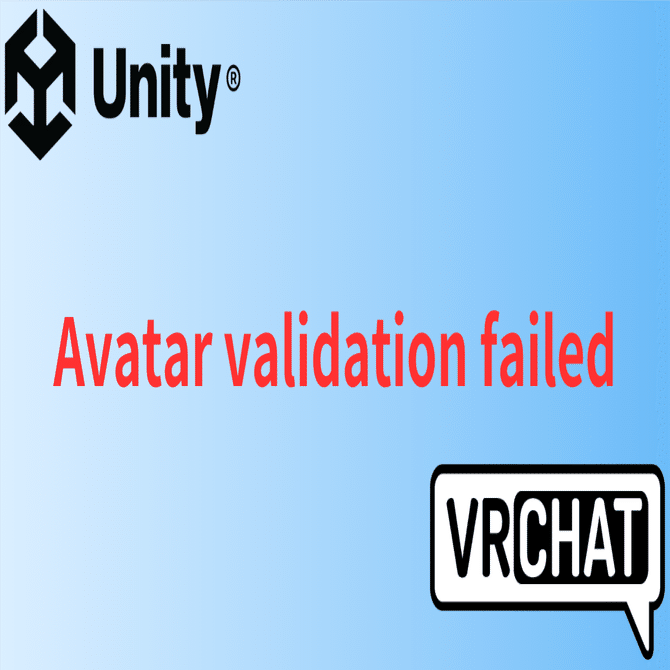 Avatar validation failedの原因・解決法｜ゆるど