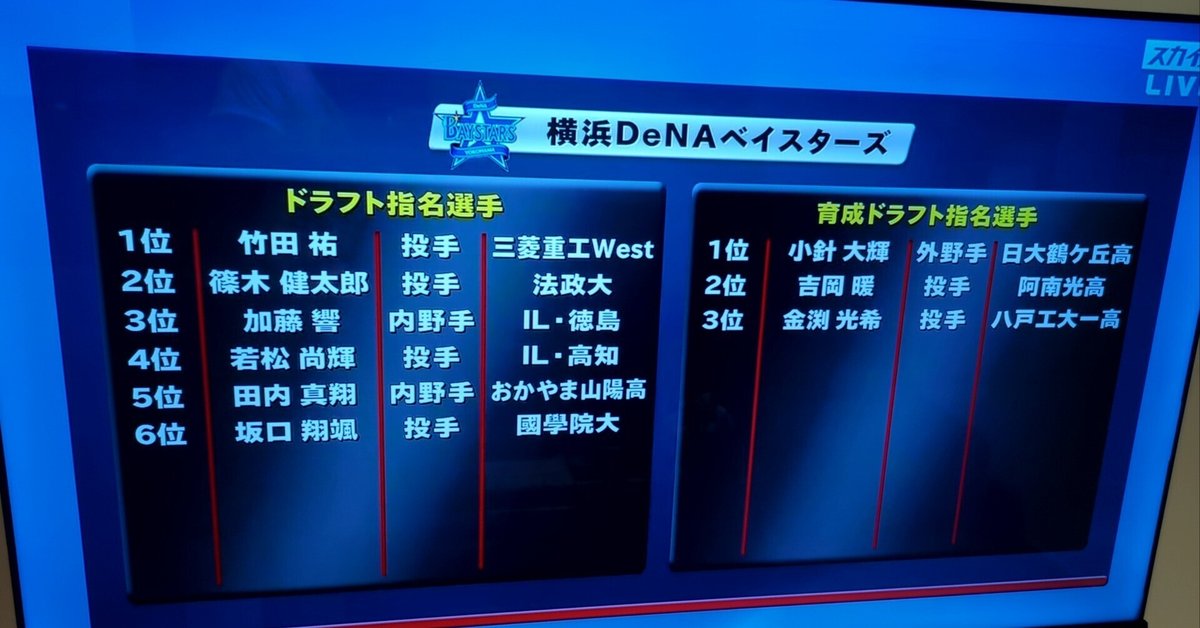 【採点・総評】2024年 ドラフト会議 横浜DeNA＆仮想ドラフト結果｜なべマガジン