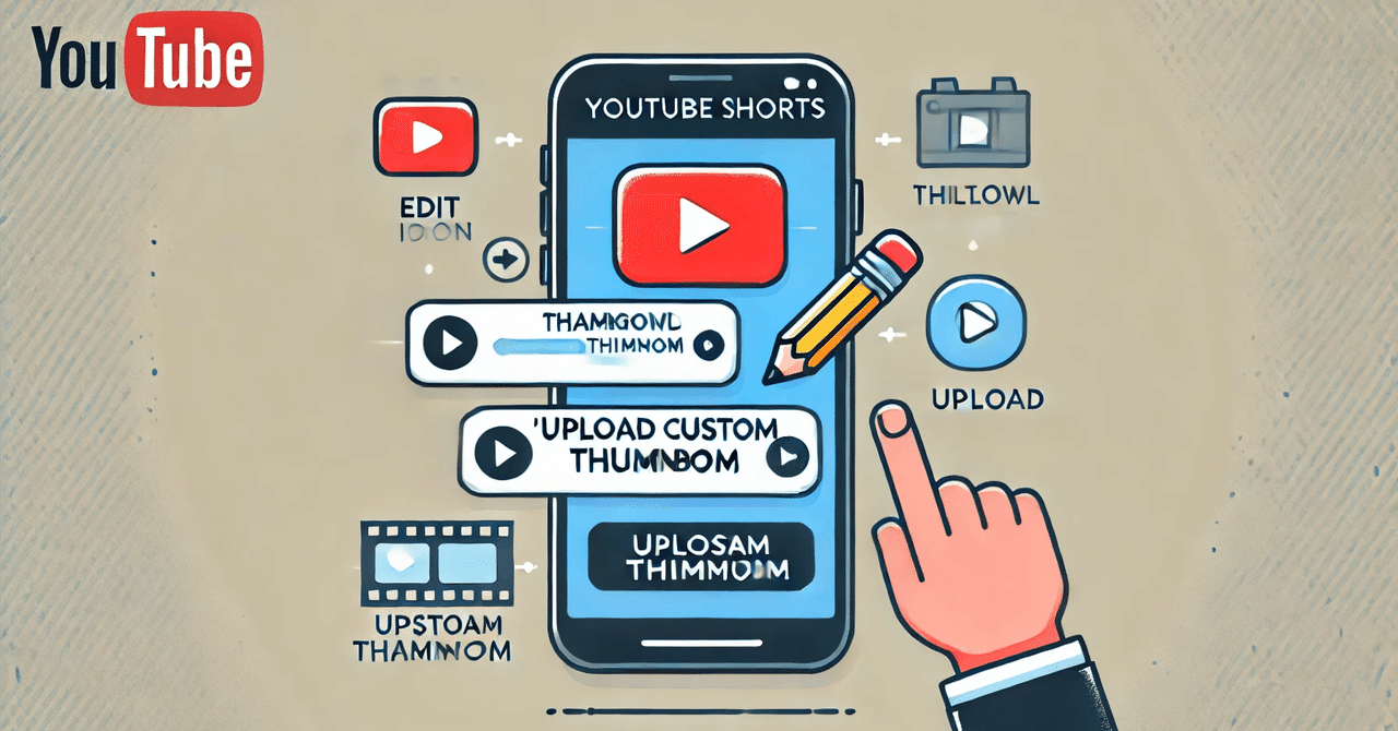 youtubeショート動画のサムネイルの変更方法｜TechBits