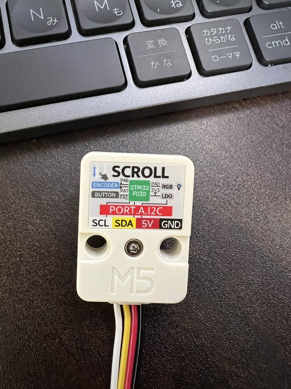 M5Stack用スクロールユニット：これは良いものだ！(*' ')｜moridenki