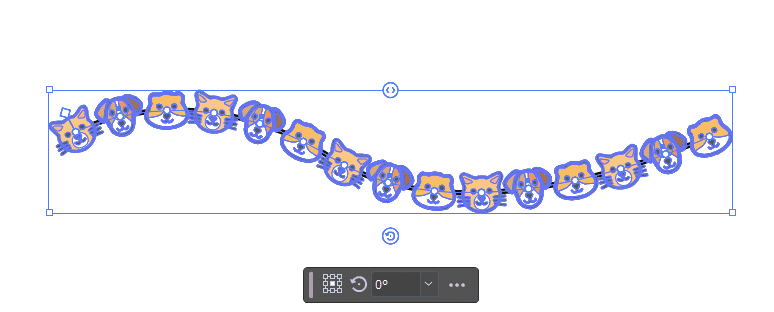 パス上オブジェクトの使い方（Illustrator）｜Blau