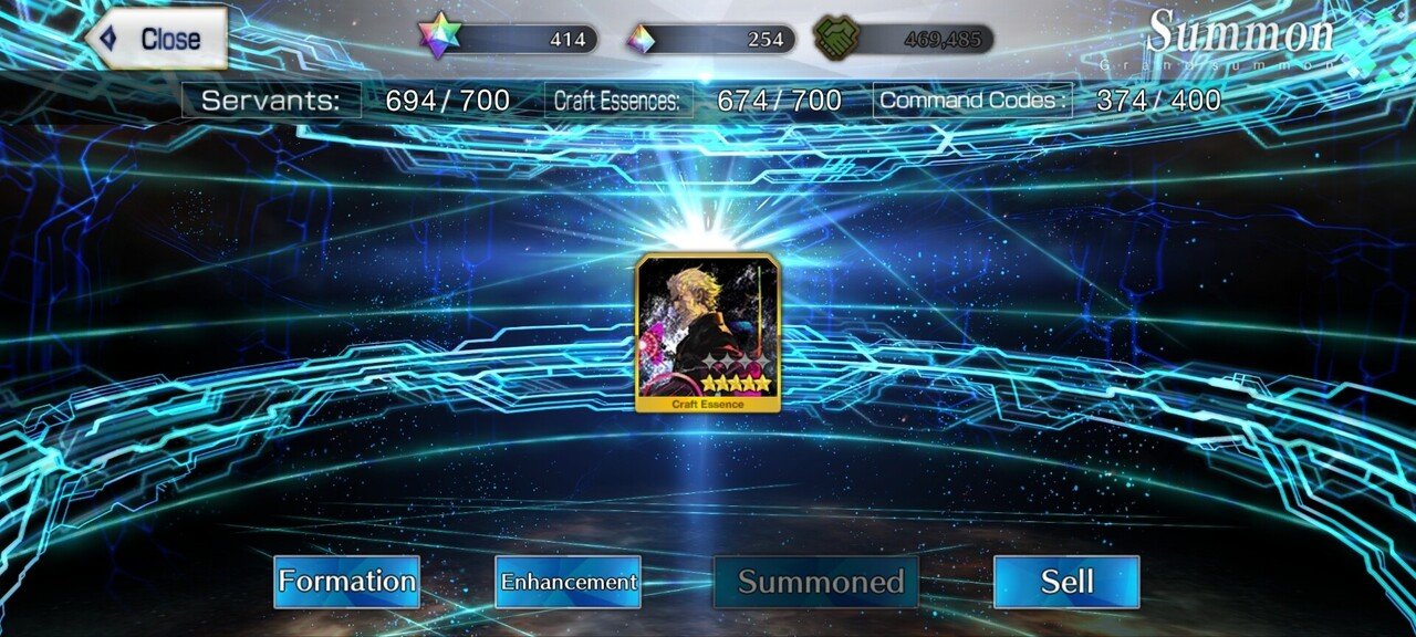 今日の英語版おはガチャ もう要らない…｜微課金マスターのFGO周回記録